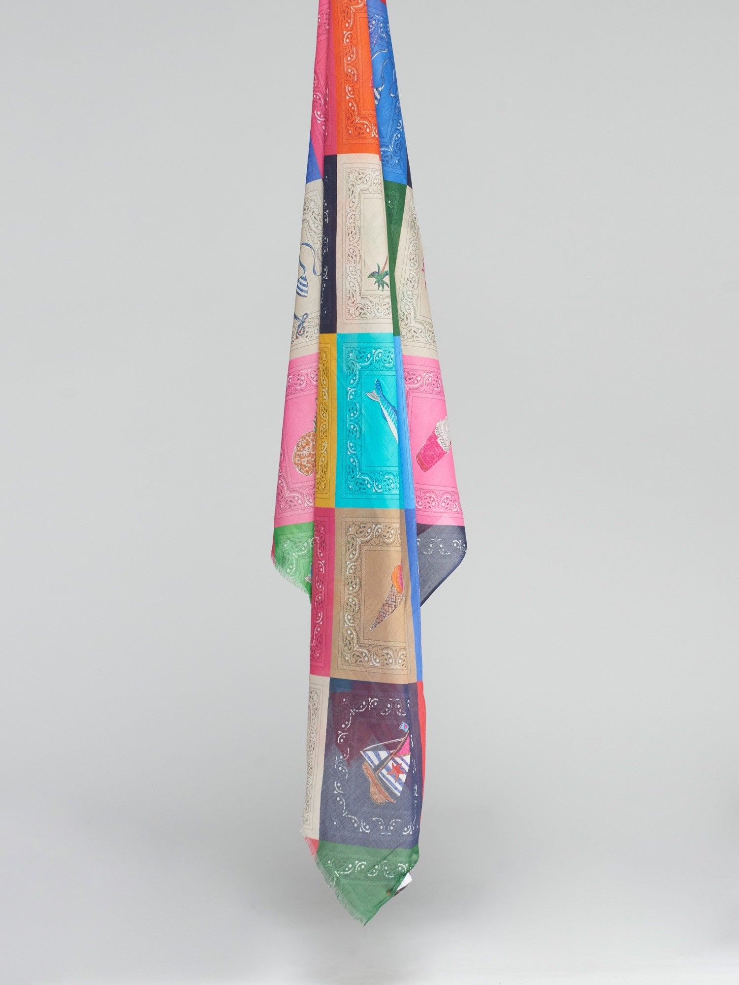 Vilagallo Scarf Bandana print – Sacs of Ashbourne